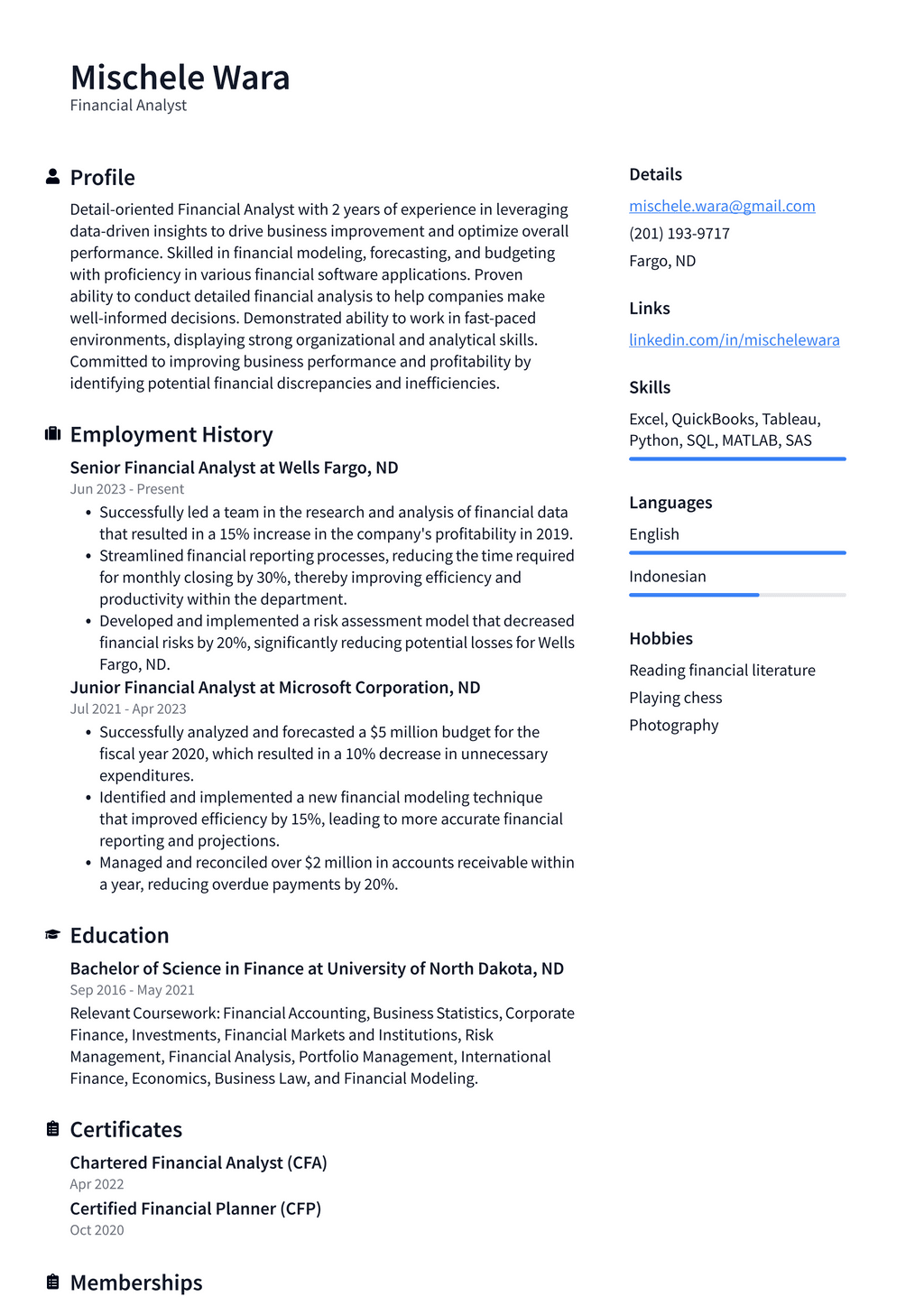 Adobe Financial Analyst Resume Examples | ResumeCat