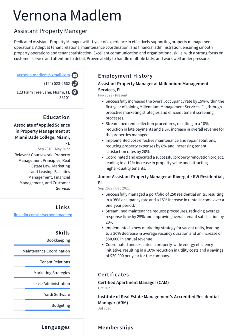 12 Assistant Property Manager Skills Definition And Examples