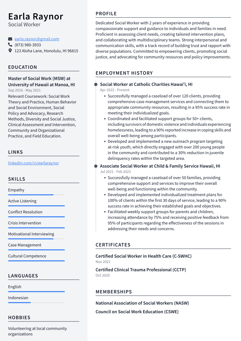 12 Social Worker Skills Definition And Examples ResumeCat
