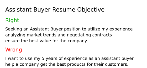 Top 17 Assistant Buyer Resume Objective Examples | ResumeCat