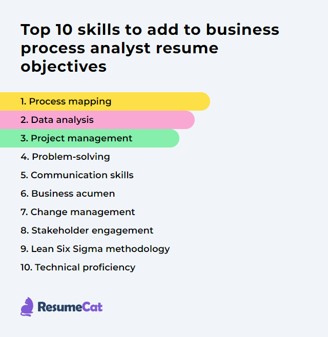 Top 18 Business Process Analyst Resume Objective Examples