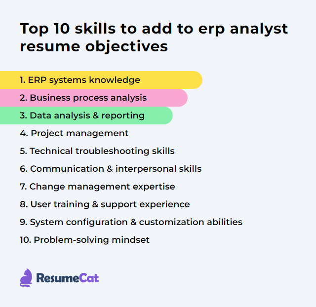 Top 16 ERP Analyst Resume Objective Examples | ResumeCat