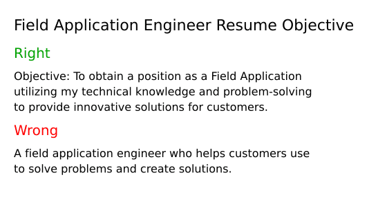 Top 18 Field Application Engineer Resume Objective Examples
