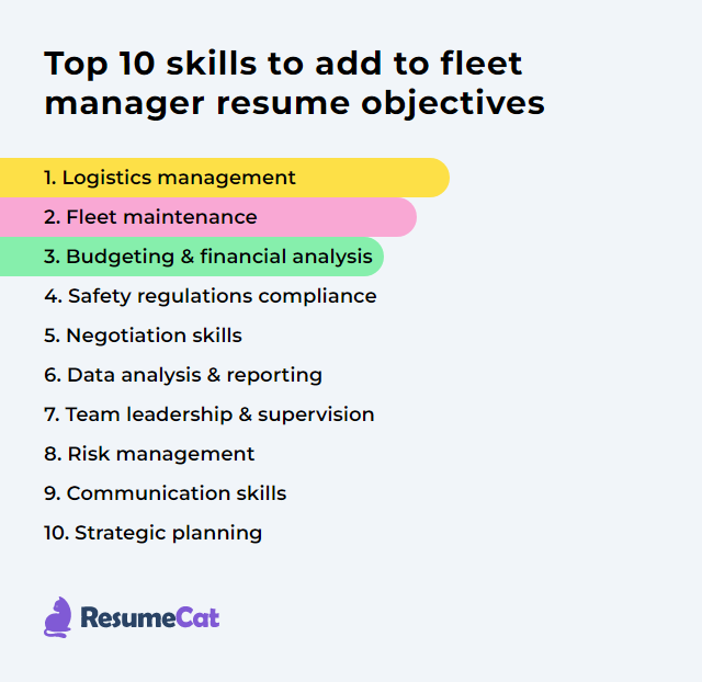 Top 17 Fleet Manager Resume Objective Examples ResumeCat top-17-fleet-manager-resume-objective-examples-resumecat