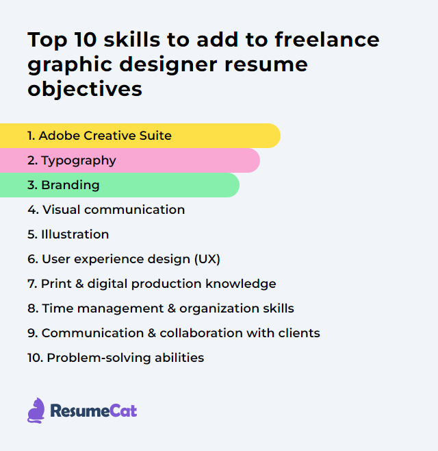 Top 16 Freelance Graphic Designer Resume Objective Examples