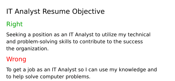 Top 18 IT Analyst Resume Objective Examples | ResumeCat