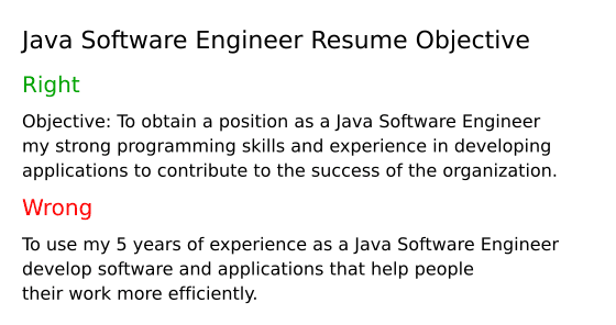 Top 16 Java Software Engineer Resume Objective Examples