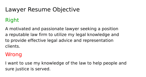 Top 18 Lawyer Resume Objective Examples | ResumeCat