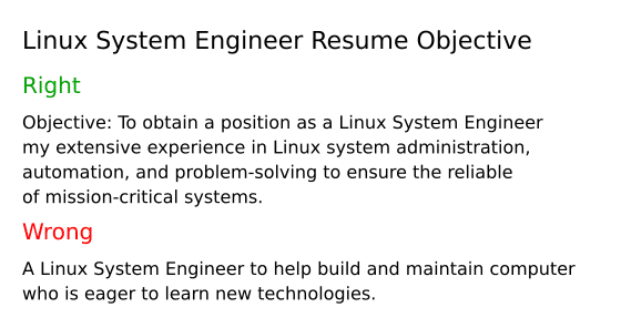Top 17 Linux System Engineer Resume Objective Examples