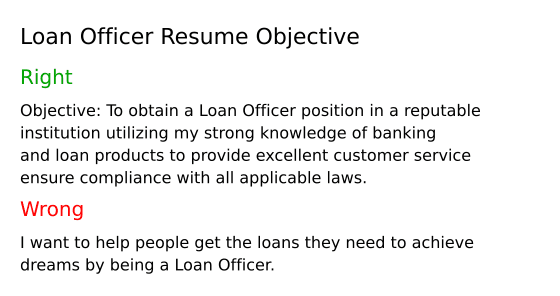 Top 17 Loan Officer Resume Objective Examples | ResumeCat