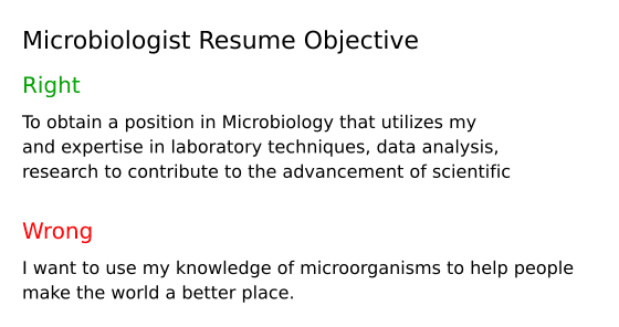 Top 17 Microbiologist Resume Objective Examples | ResumeCat