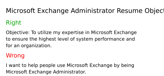 Top 16 Microsoft Exchange Administrator Resume Objective Examples