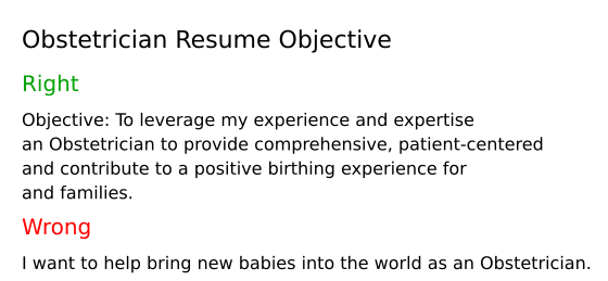 Top 16 Obstetrician Resume Objective Examples | ResumeCat