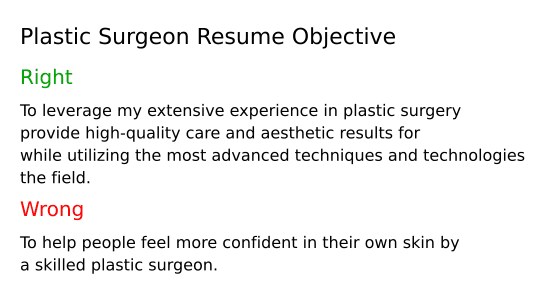 Top 18 Plastic Surgeon Resume Objective Examples | ResumeCat