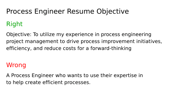 Top 18 Process Engineer Resume Objective Examples