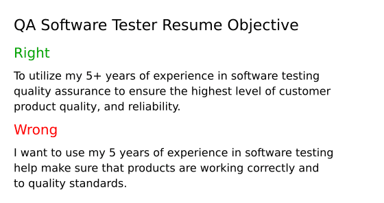 Top 18 Qa Software Tester Resume Objective Examples 0082
