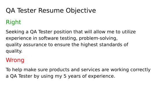 Top 17 Qa Tester Resume Objective Examples Resumecat