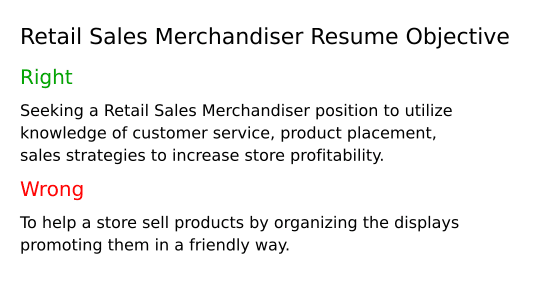 Top 18 Retail Sales Merchandiser Resume Objective Examples