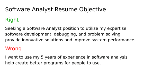 Top 16 Software Analyst Resume Objective Examples