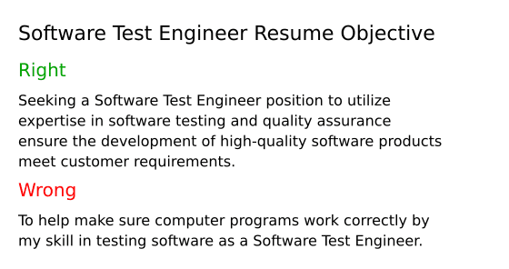 Top 16 Software Test Engineer Resume Objective Examples