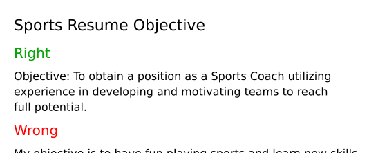 Top 18 Sports Resume Objective Examples ResumeCat top-18-sports-resume-objective-examples-resumecat