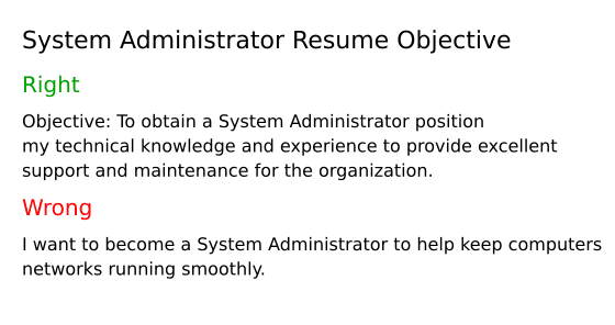Top 18 System Administrator Resume Objective Examples