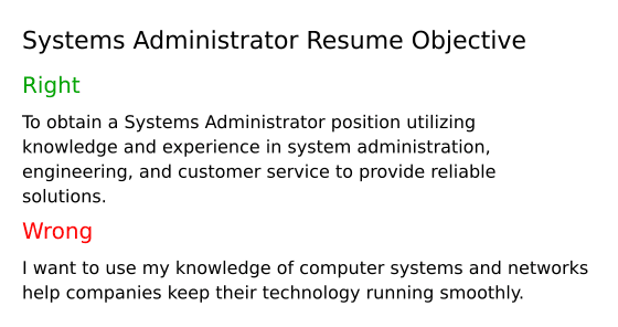 Top 16 Systems Administrator Resume Objective Examples