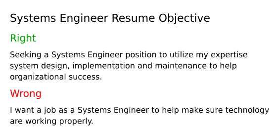 Top 18 Systems Engineer Resume Objective Examples