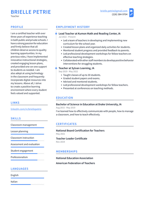 Free Resume Templates Download ResumeCat